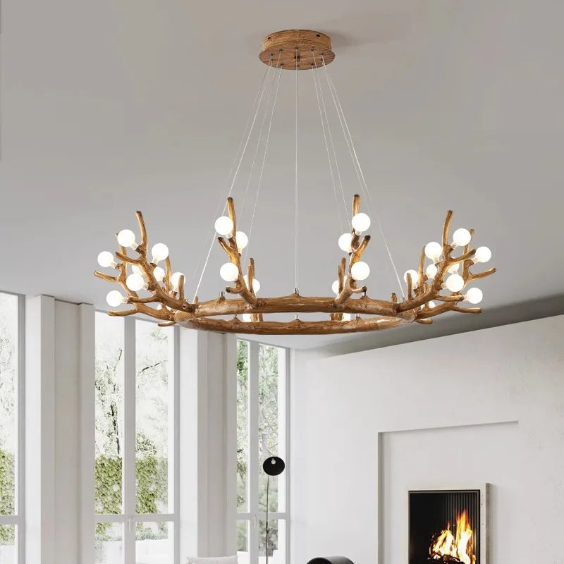 WL Orivex Industrial Vintage Antler Chandelier | Warmly Lights