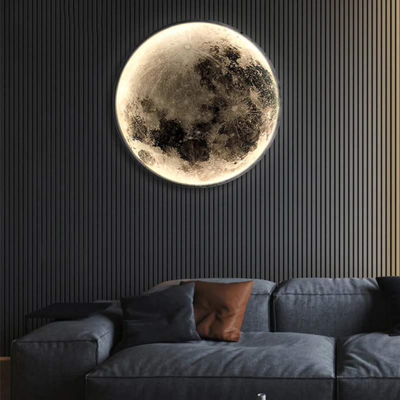IIS Modern LED Ceiling/Wall Lamp Moon Indoor Lighting | Warmly Lights