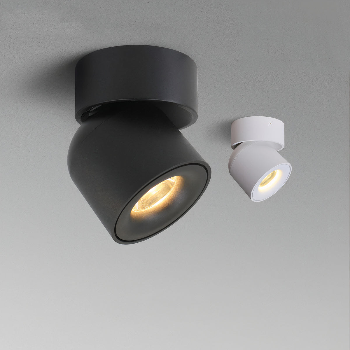 AiS LED Ceiling Light Surface Mounted 360 Degrees Round Curve Rotation ...