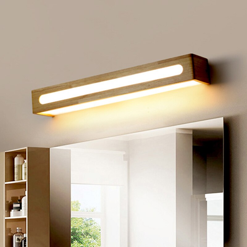 WON LED Wooden Simple Decors Sconce | Warmly Lights