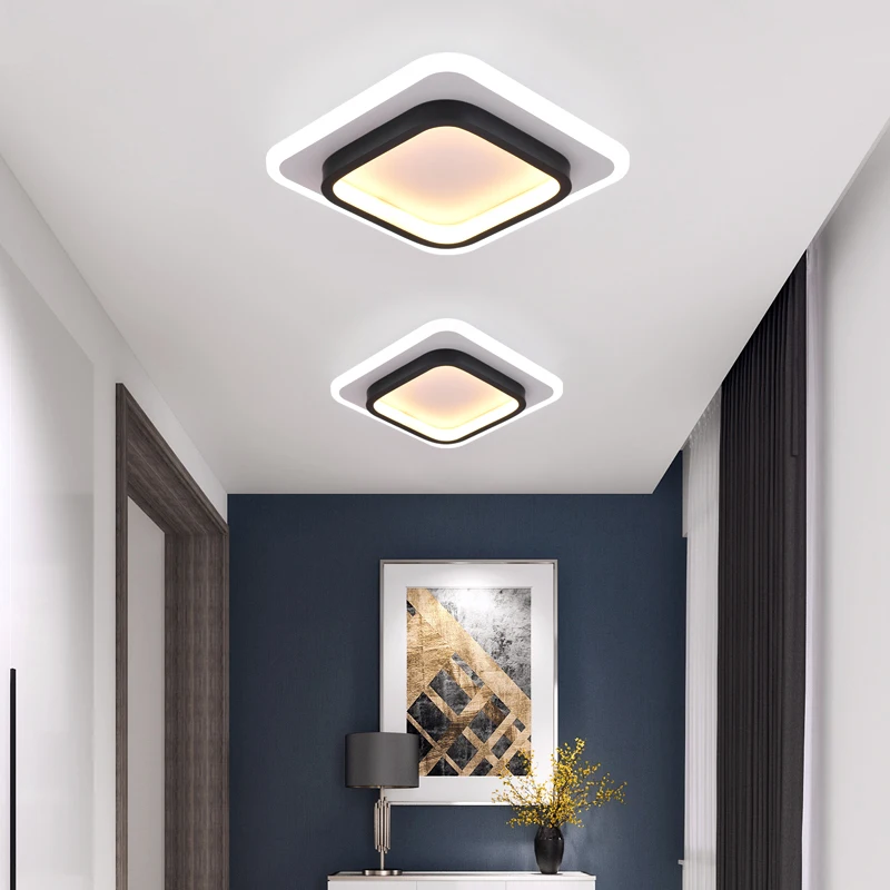 QIYI Karnar Modern LED Ceiling Lights Round Square Design | Warmly Lights
