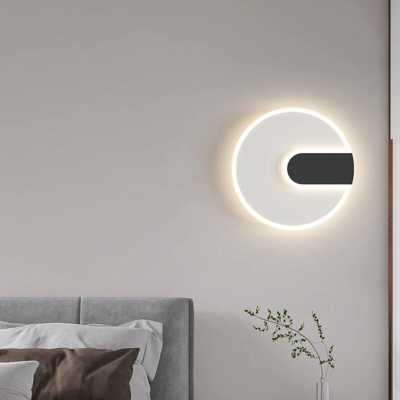 Round and Square Modern LED Wall Lamps - Minimalist Lighting for ...
