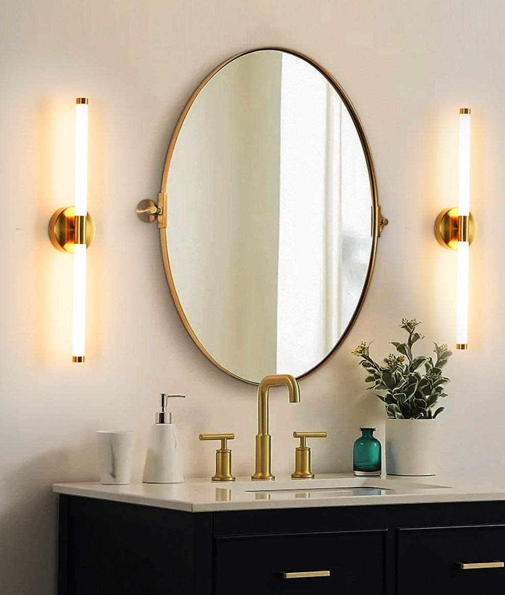 EB Long Wall Sconces Double Lampshade Up Down | Warmly Lights