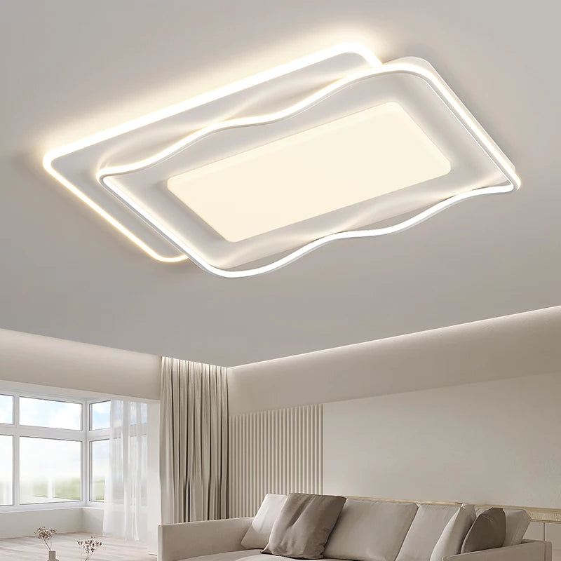 QIYI Sutash Modern acrylic Ceiling lamps Lamparas Indoor Lighting Home ...