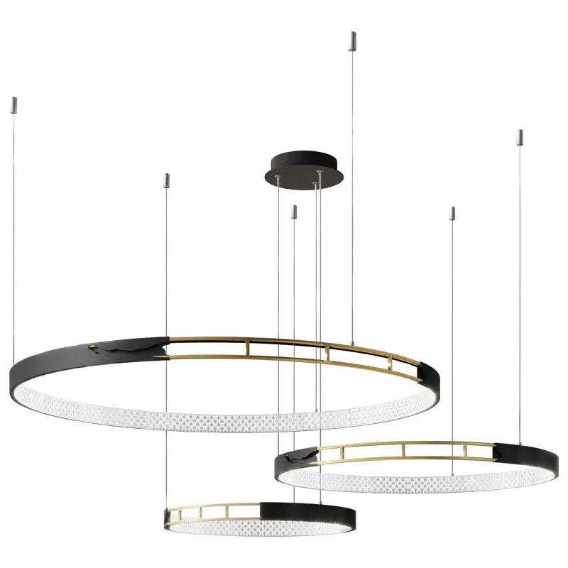 MAK Nytherion Minimalist Aluminum Ceiling Chandeliers | Warmly Lights