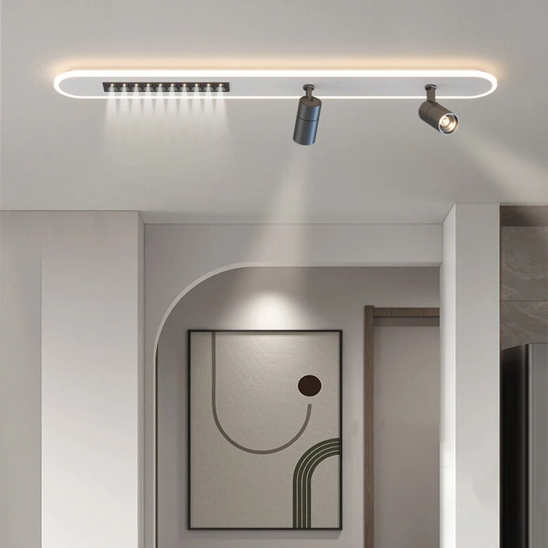 LED Strip with Spotlight Ceiling Light - Versatile Lighting for Kitchen ...