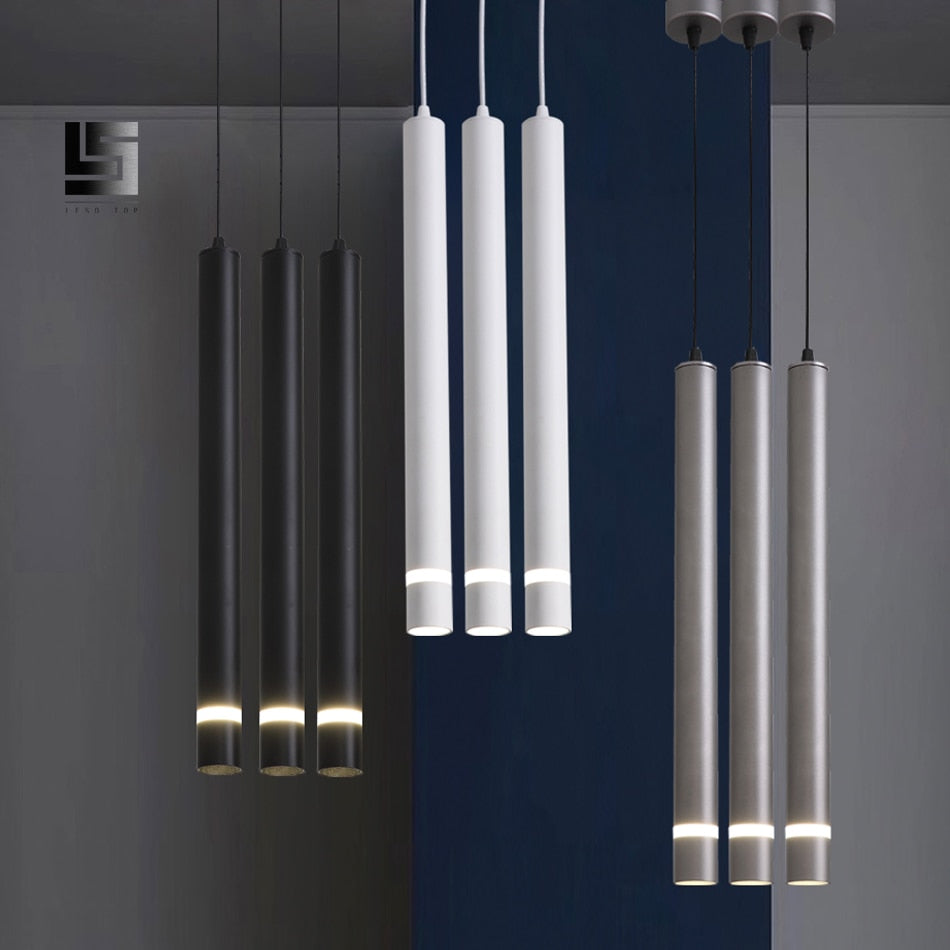 Tube Cylinder Pipe Pendant Light | Warmly Lights